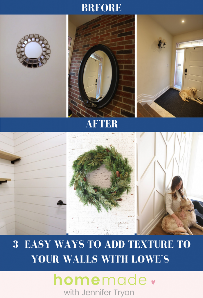 3 Easy Ways To Add Texture To Your Walls With Lowe’s – HomeMade