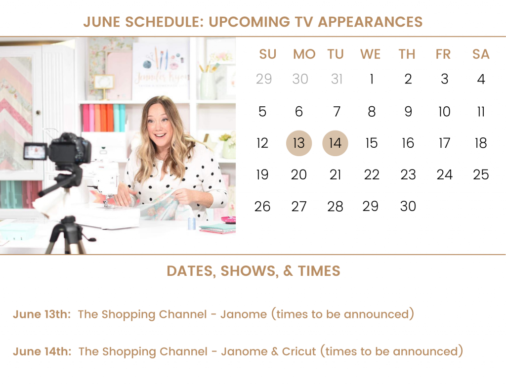 Catch Jen on TV! – HomeMade