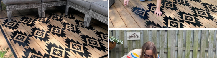 Outdoor Project: Make Your Own Outdoor Vinyl Carpet With Cricut – HomeMade